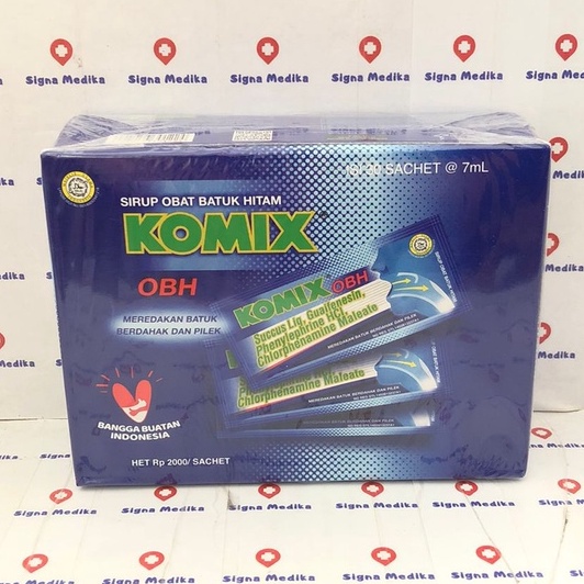 Jual Komix OBH Box Isi 30 Sachet 7ml - Obat Batuk Pilek | Shopee Indonesia
