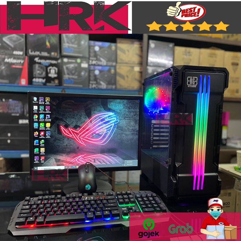 Jual PC Gaming Editing Lengkap Intel Core I5 RAM 8GB VGA 2GB LED 19 SIAP PAKAI | Shopee Indonesia