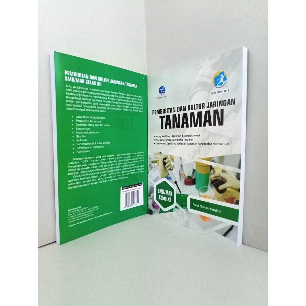 Jual Buku Pembibitan dan Kultur Jaringan Tanaman Untuk SMK/MAK Kelas XII, Bidang Keahlian ...