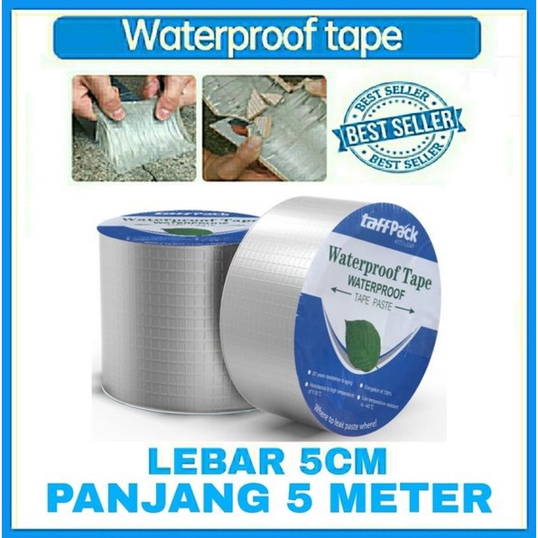 Jual Lakban Anti Bocor Anti Air Tahan Panas Aluminium Foil Asphalt Tambal Atap Lem Talang Serba ...