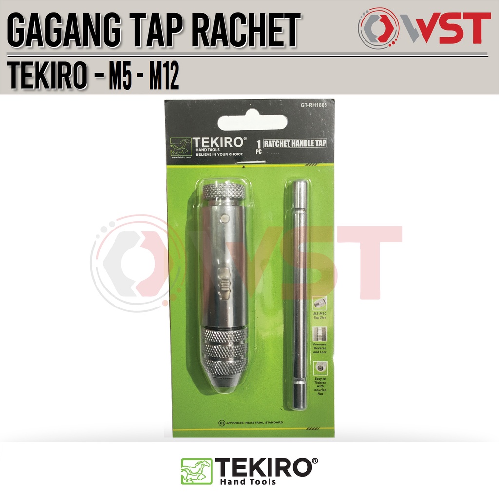 Jual Tekiro Gagang Tap Ratchet M5-M12 / Stang Rachet Hand Tap | Shopee ...
