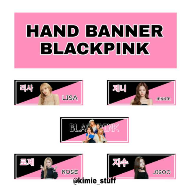 Jual HAND BANNER BLACKPINK | Shopee Indonesia