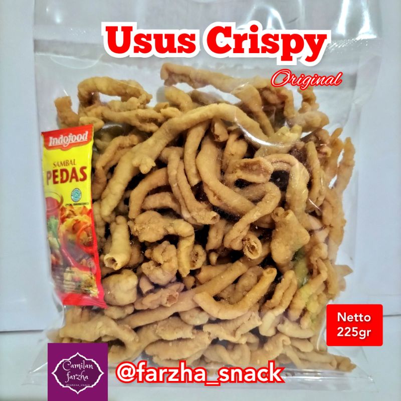 Jual CAMILAN USUS CRISPY 200GR CEMILAN KILOAN/ JAJANAN SNACK KILOAN ...