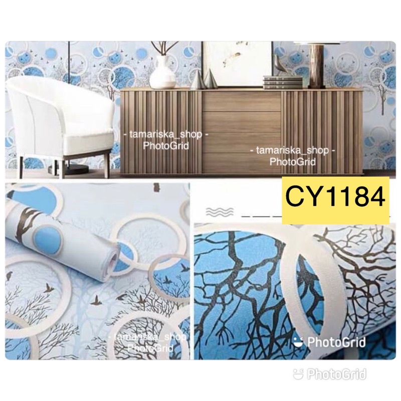 Jual wallpaper sticker stiker dinding rumah 45cmX8meter | Shopee Indonesia
