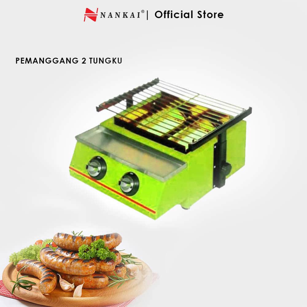 Jual Panggangan Daging, BBQ, Sosis, Ikan / Griller 2 Tungku Nankai ...