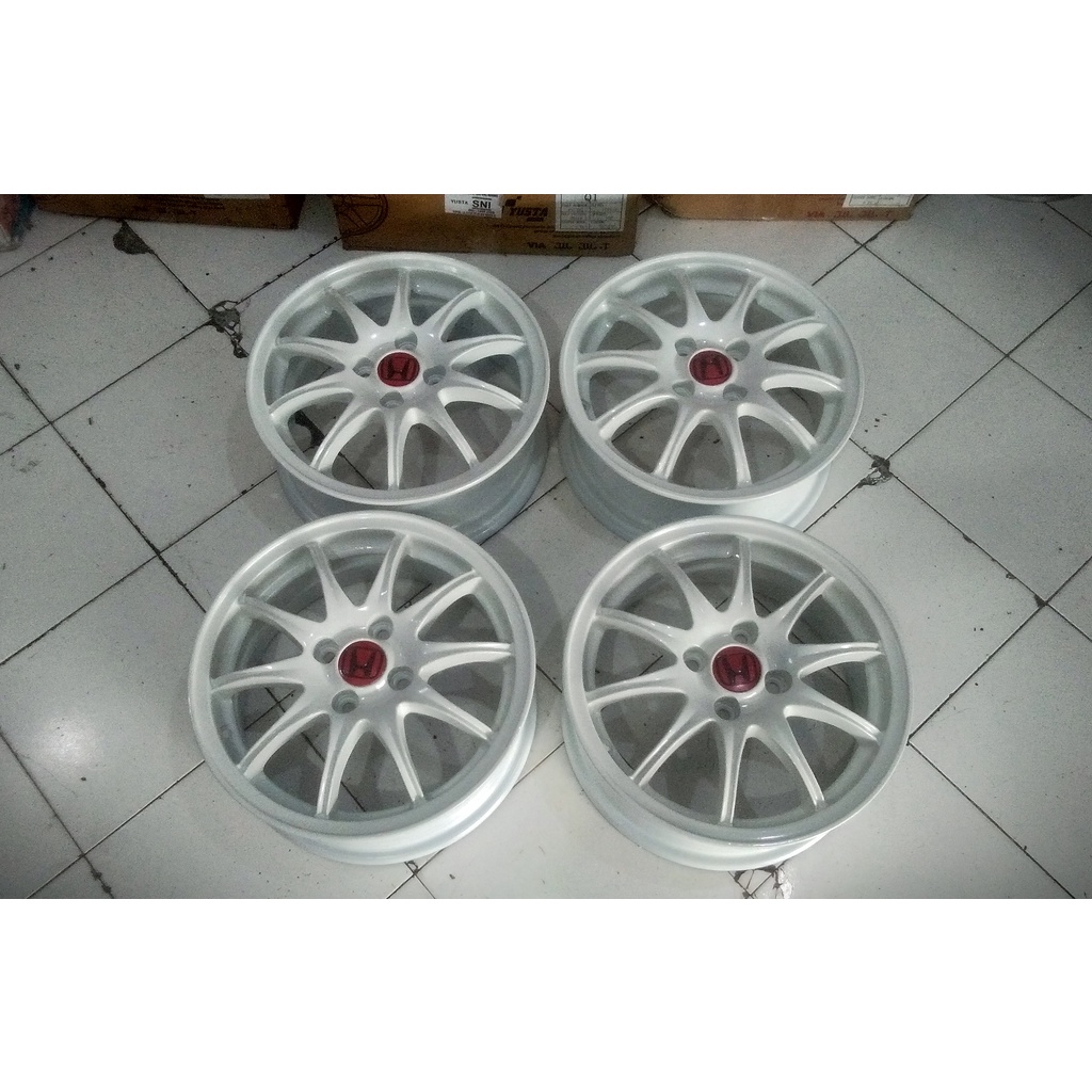 Jual Velg Mobil Bekas Original Honda Jazz Vtec R15x6inch H4x100 ET53 ...