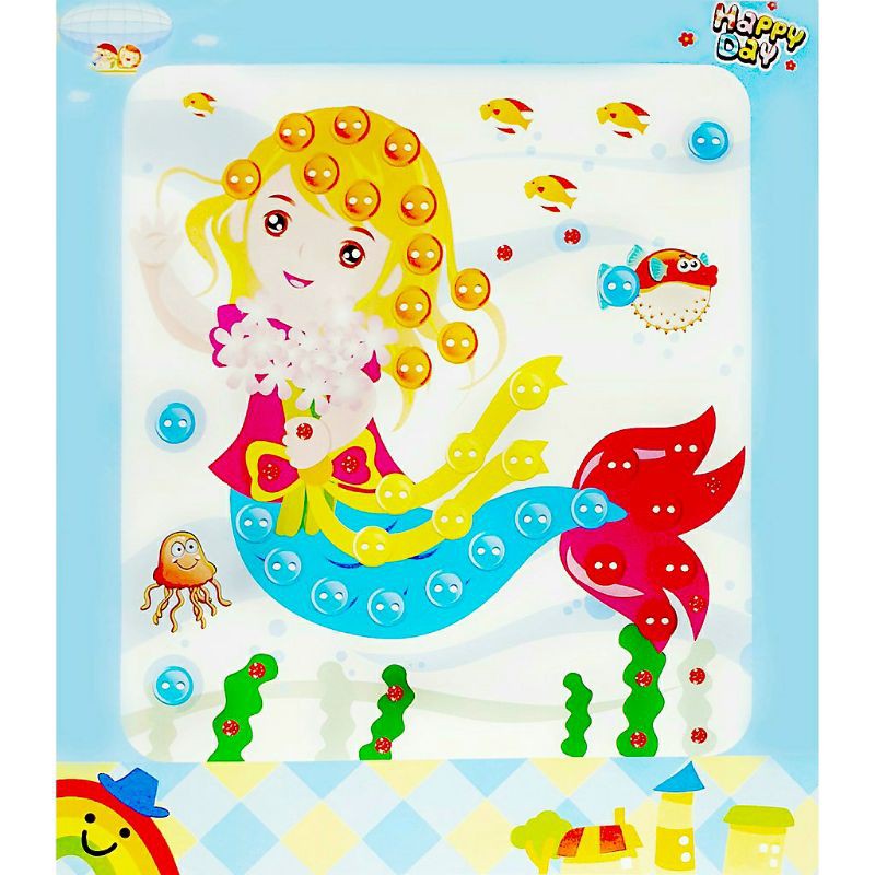 Jual ED22 TEMPEL MENEMPEL KANCING PART 3, MAINAN EDUKASI ANAK STICKER ...