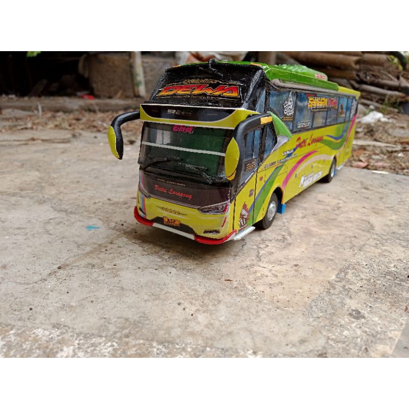 Jual miniatur bus Putri Luragung'Dewa'. | Shopee Indonesia