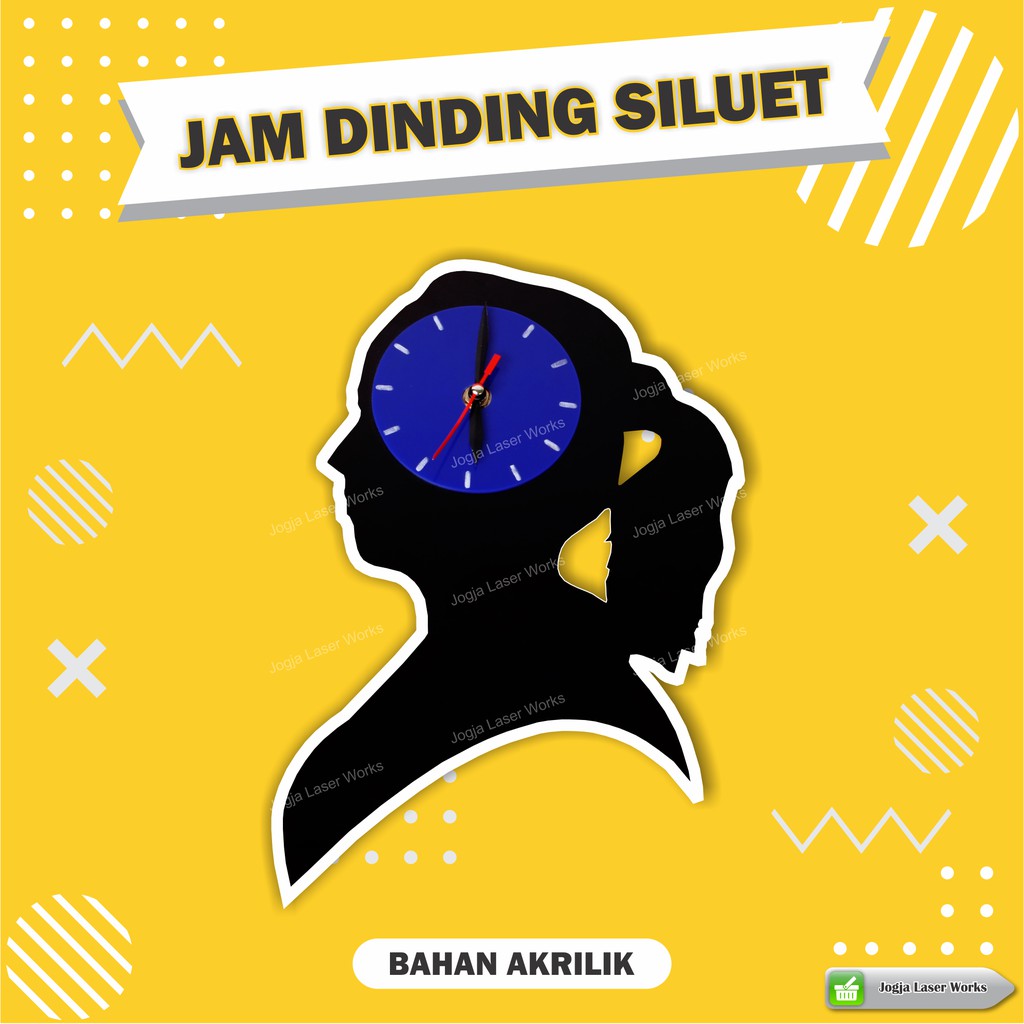 Jual Jam Akrilik Siluet Custom | Shopee Indonesia