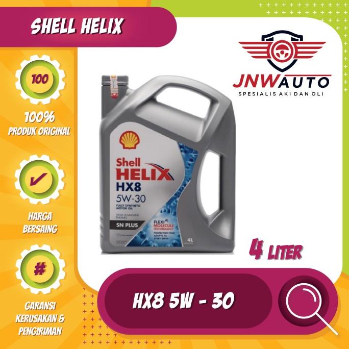 Jual Shell Helix HX8 5W-30 - 4 LITER | Shopee Indonesia