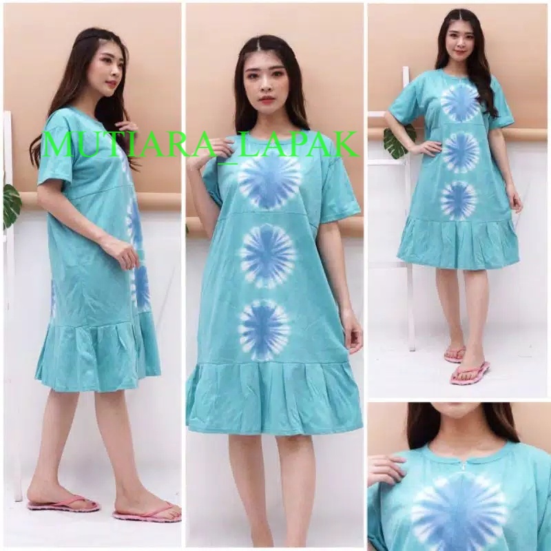 Jual Daster Kaos Ruffle Batik Varo Busui LD 110 CM | Shopee Indonesia