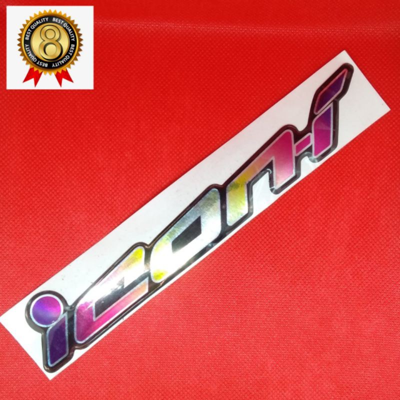 Jual Emblem Logo sticker timbul icon-i Variasi pelangi | Shopee Indonesia