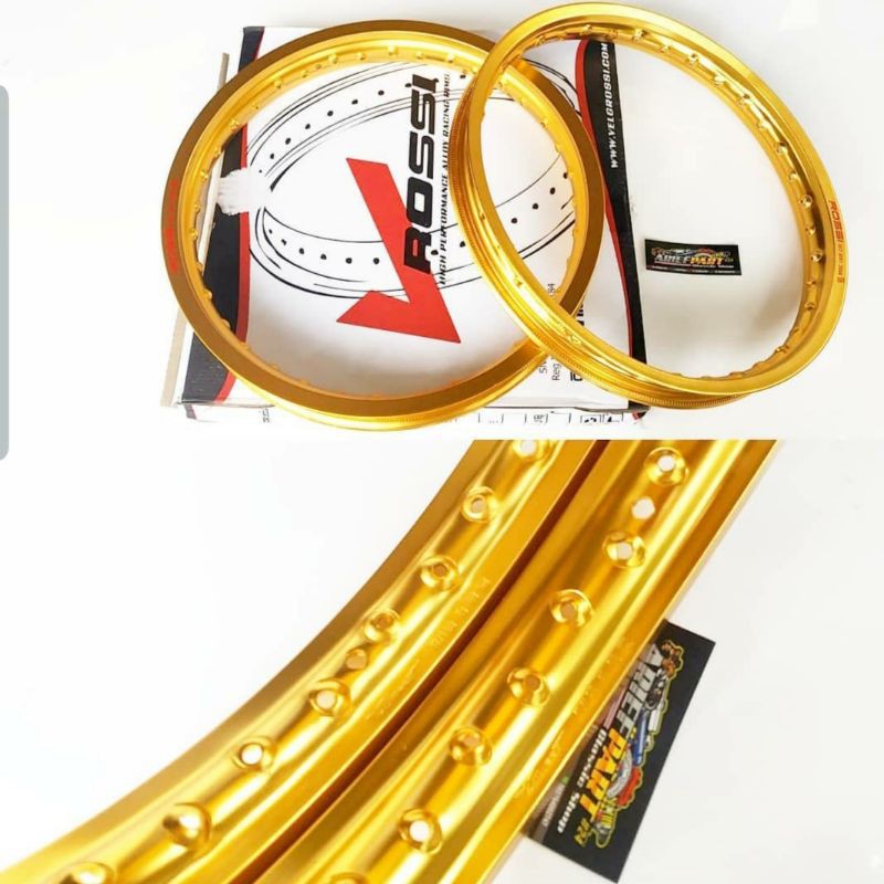 Jual velg rossi gold pelek Rossi gold 160 -185 17 kotak pelek Rossi ...