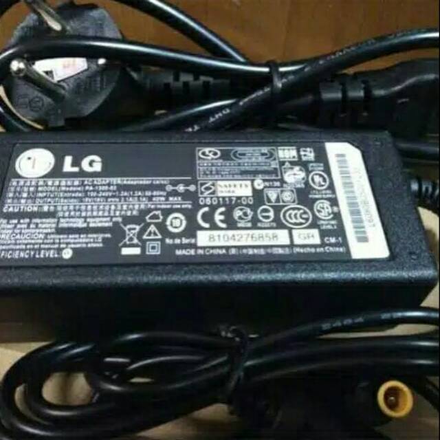Jual Adaptor charger monitor TV LED LG Fullset Garansi | Shopee Indonesia