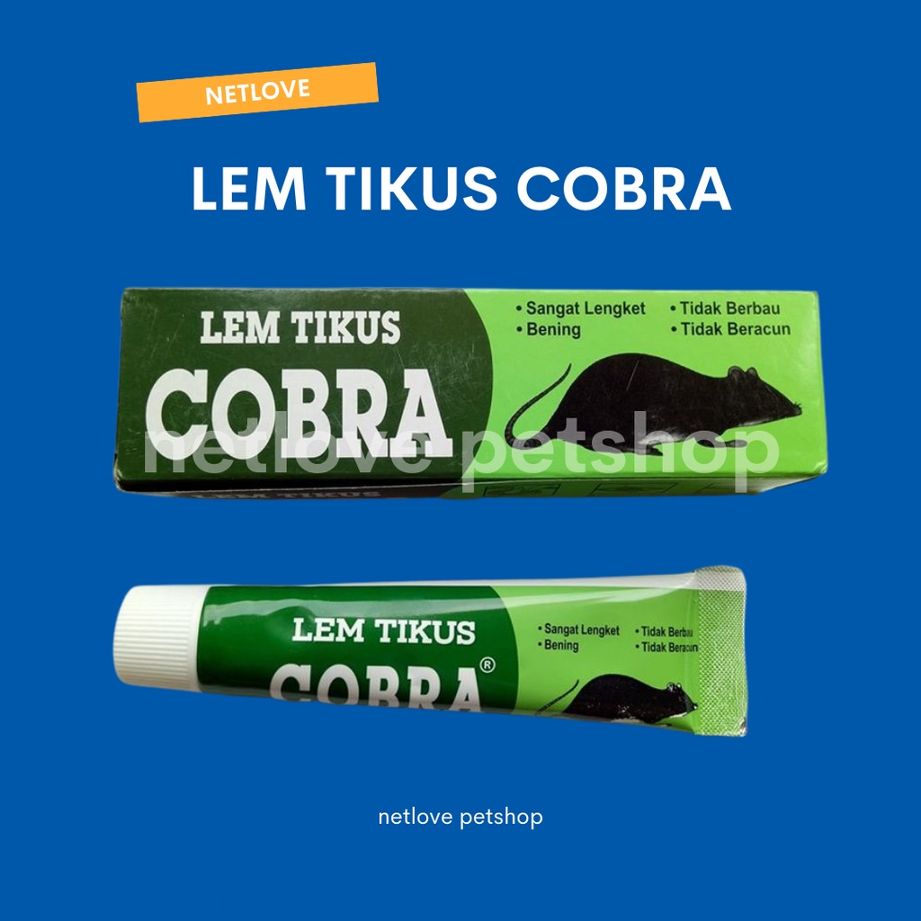 Jual Lem Tikus Cobra Super Lengket Kemasan Tube LEM COBRA | Shopee ...