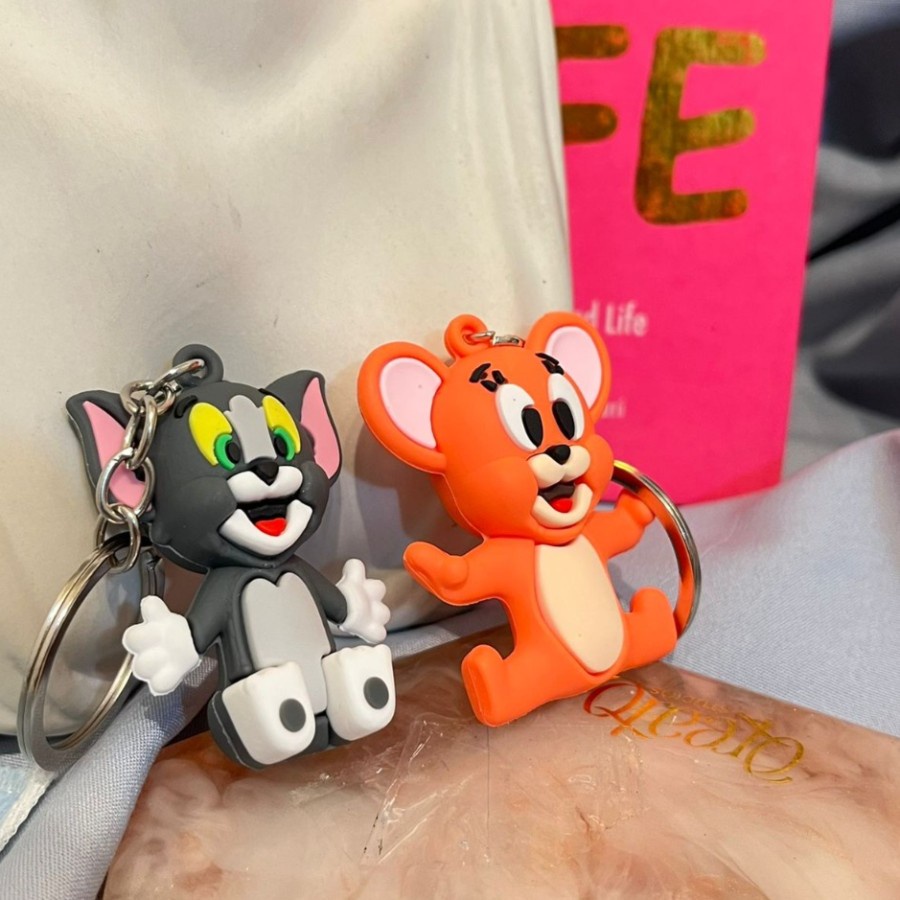 Jual GANTUNGAN KUNCI MODEL TOM AND JERRY CUTE KEYCHAIN TAS MODEL KARTUN ...