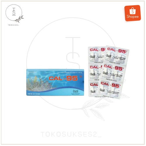 Jual Cal 95 (1 Strip - 6 tab's) | Shopee Indonesia