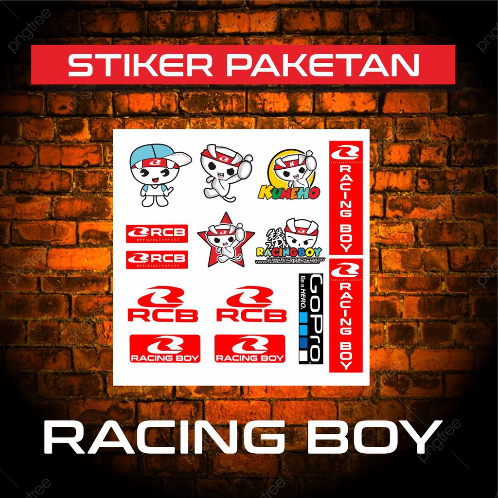 Jual STIKER PAKETAN RACING BOY / RACING BOY STIKER 01 | Shopee Indonesia