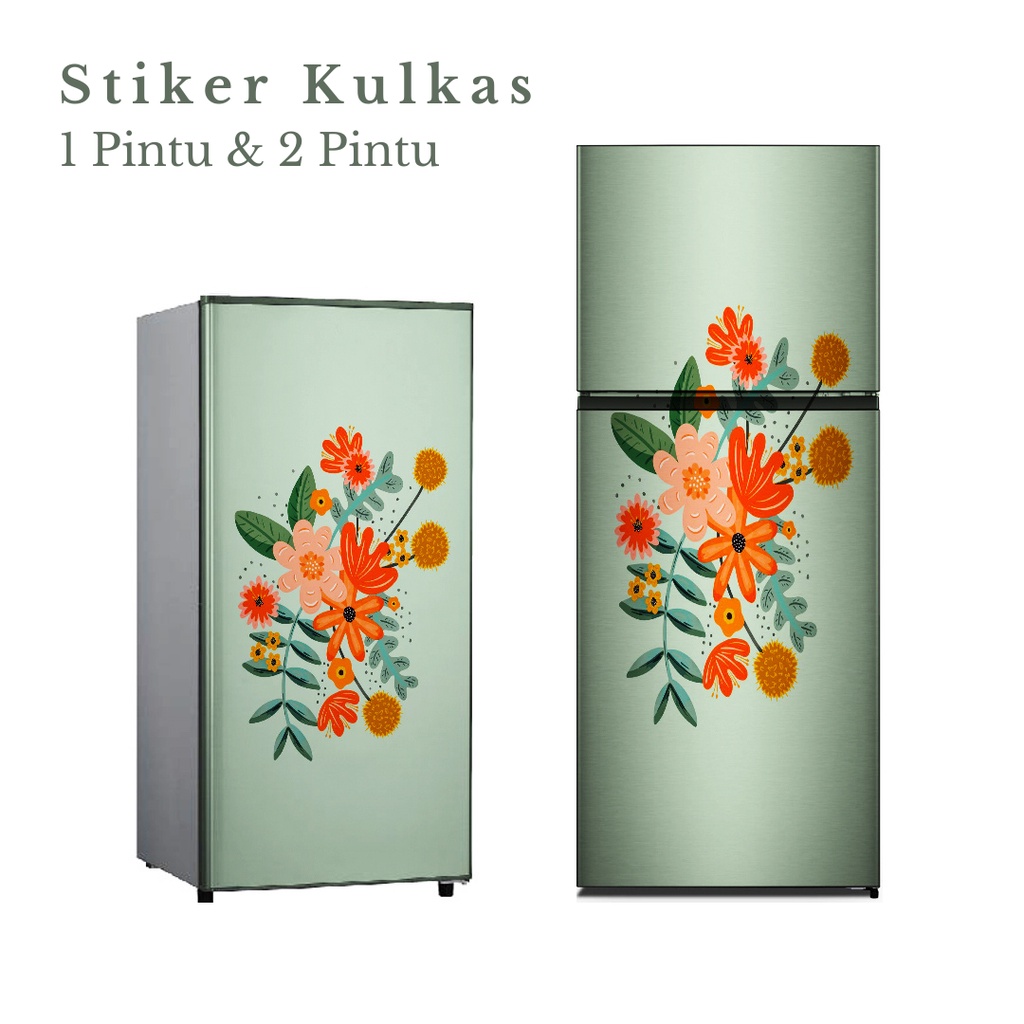 Jual Stiker Kulkas 1 Pintu dan 2 Pintu motif Minimalist kode MT-37 - FM ...