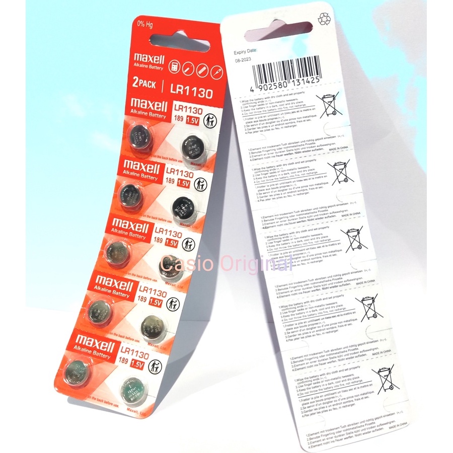 Jual Baterai Batre Battery Batere Maxel LR1130 LR 1130 AG10 AG 10 Maxel LR41/AG3/SR41 Maxel LR44 ...