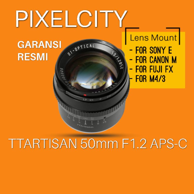 Jual TTartisan 50mm F1.2 For APS-C/M43 | Shopee Indonesia