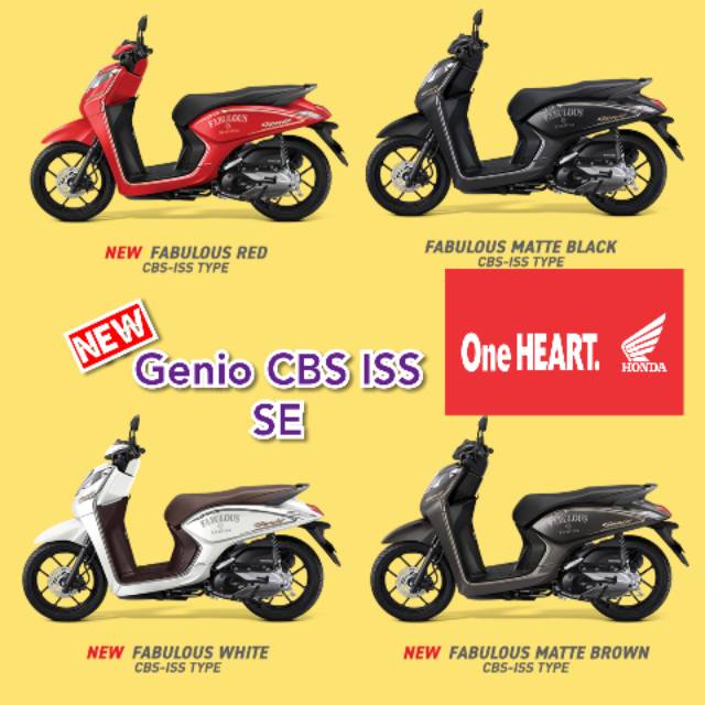 Jual NEW HONDA GENIO CBS ISS SE | Shopee Indonesia