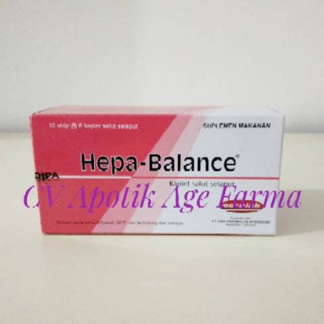 Jual Hepa Balance Caplet isi 60 atau Hepabalance (Escolab/Dipa ...