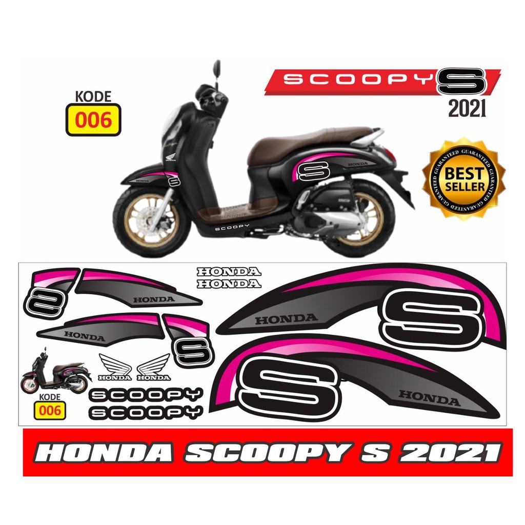 Jual Striping honda scoopy all new sticker scoopy baru honda scoopy ...