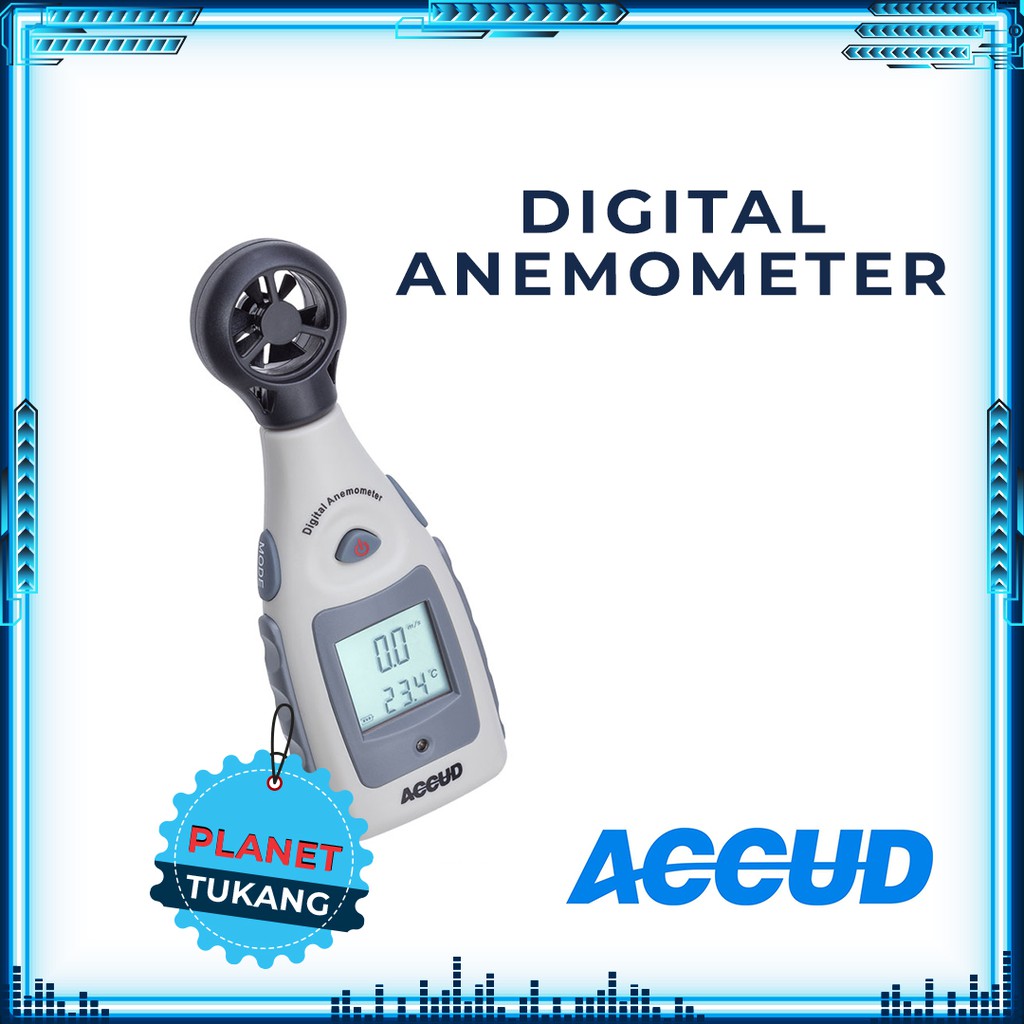 Jual Alat Ukur Kecepatan Angin ACCUD Digital Anemometer | Shopee Indonesia