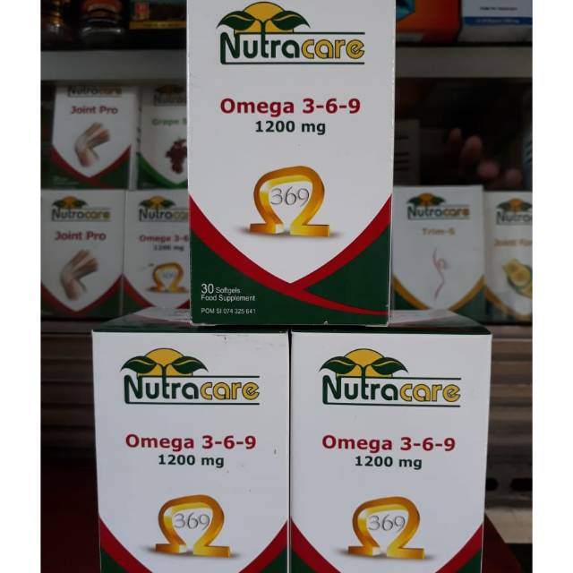 Jual Nutracare Omega 3-6-9 isi 30 kapsul ( Vitamin untuk syaraf ...