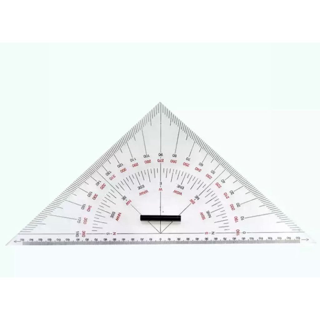 Jual NAUTICAL TRIANGLE KENT-TYPE 300 MM PENGGARIS SEGITIGA NAVIGASI ...