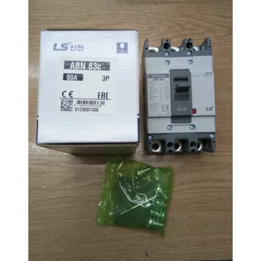 Jual MCCB 3P 60A Type ABN-63c/18kA Merk LS | Shopee Indonesia