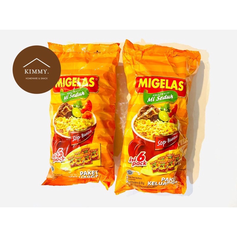Jual MIGELAS PAKET KELUARGA 1 PACK ISI 6 SEMUA RASA / MIE GELAS PAKET ...