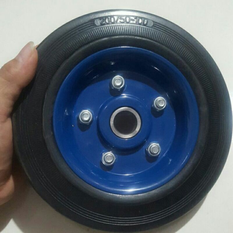 Jual Roda Troli/Gerobak/Lori/Trolle 8 inchi / 20cm Wheel Only w ...