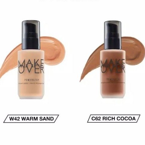 Jual Make Over Powerstay Weightless Liquid Foundation 33ml | Shopee ...