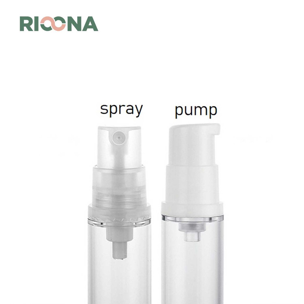 Jual Botol Airless Pump Spray Botol Lotion Botol Vakum 5ml 10ml 15ml ...