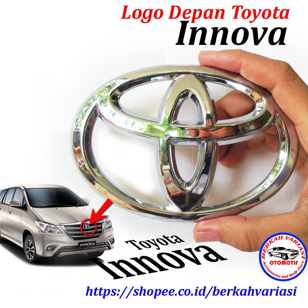 Jual Logo emblem depan Toyota Kijang Innova Tahun 2009 - 2015 | Shopee ...