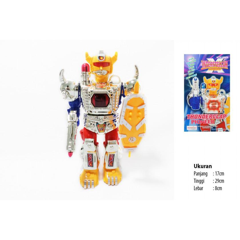 Jual Mainan Robot Interstellar Thunderclap Pioneer | Shopee Indonesia
