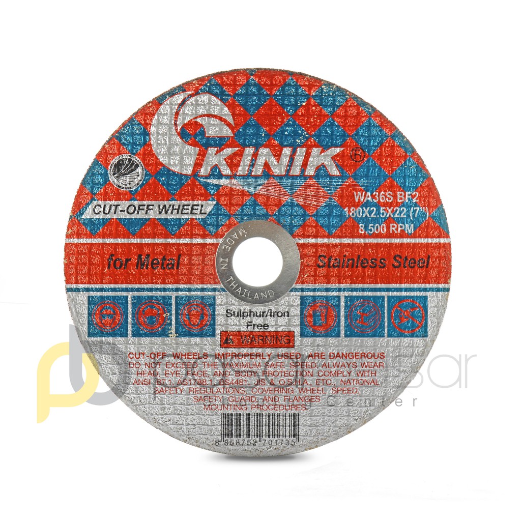 Jual Mata Gerinda Potong 7", Cutting Wheel KINIK | Shopee Indonesia