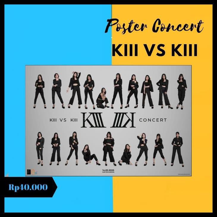 Jual Poster Kiii Vs Kiii Concert 2020 | Shopee Indonesia