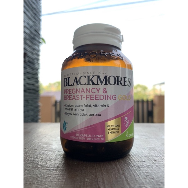 Jual Blackmores Pregnancy & Breast Feeding Gold 60 Tablet // Blackmores ...