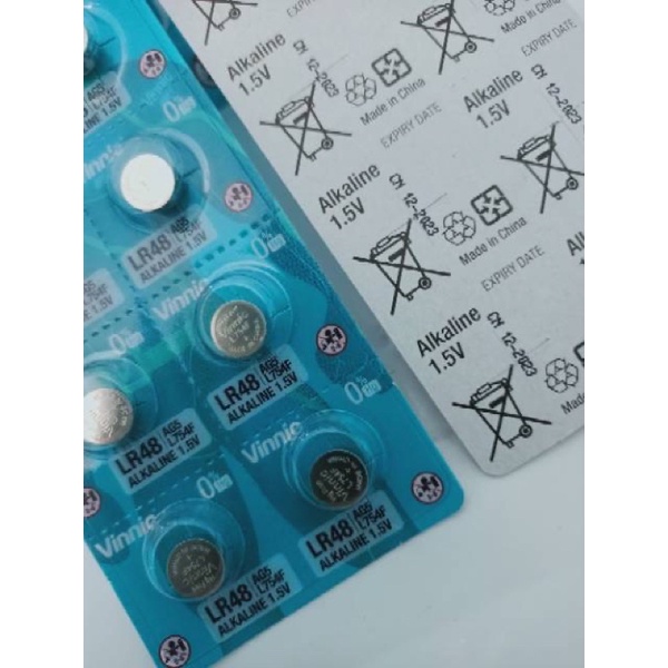 Jual Baterai jam tangan vinnic LR 48/754/AG5 | Shopee Indonesia