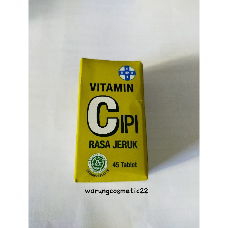 Jual vitamin c ipi Rasa jeruk 45 tablet | Shopee Indonesia