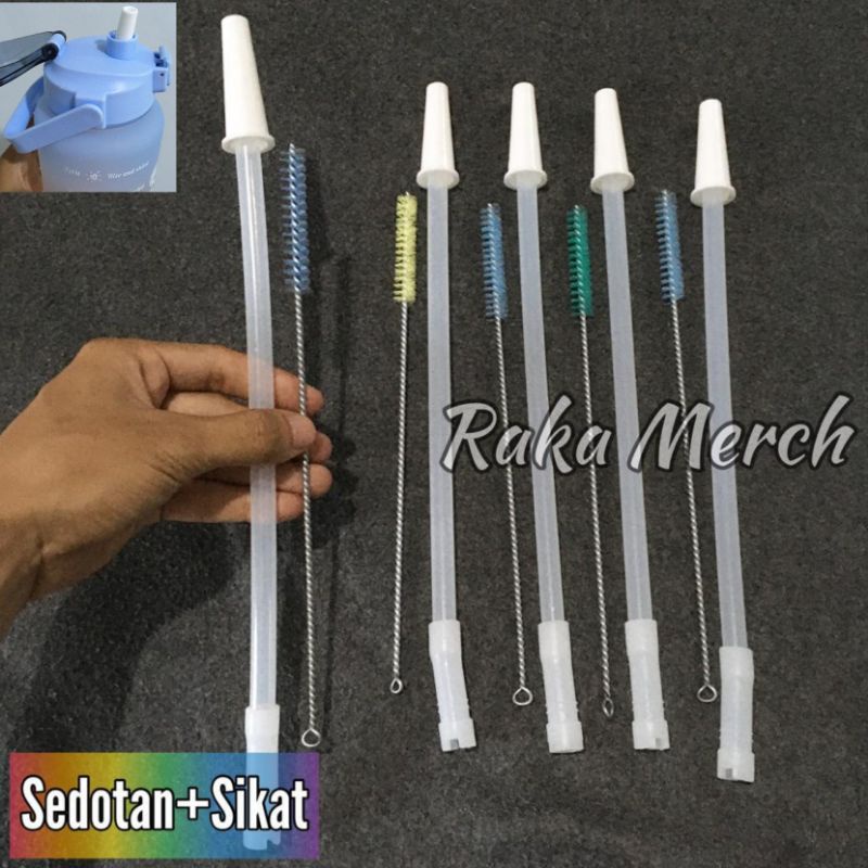 Jual Selang pipet sedotan keping seal karet botol minum 1 2 liter ...
