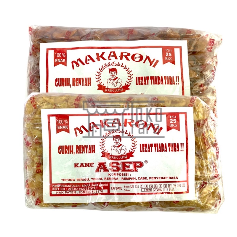 Jual Makaroni Kang Asep Pedas asli isi 25pcs | Shopee Indonesia