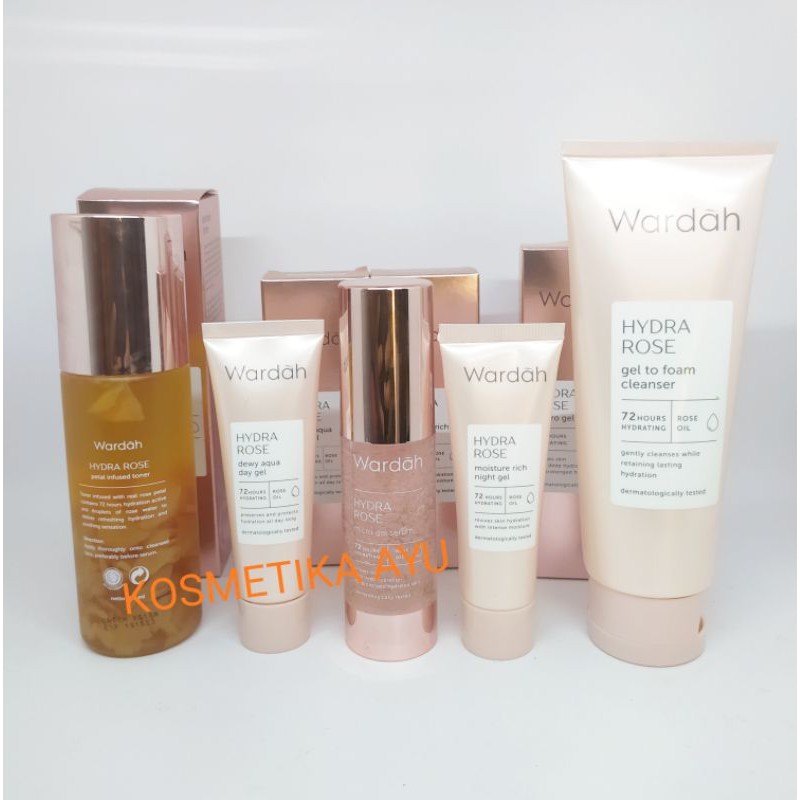 Jual Wardah Hydra Rose Paket Lengkap/ Wardah Hydra Rose Original ...