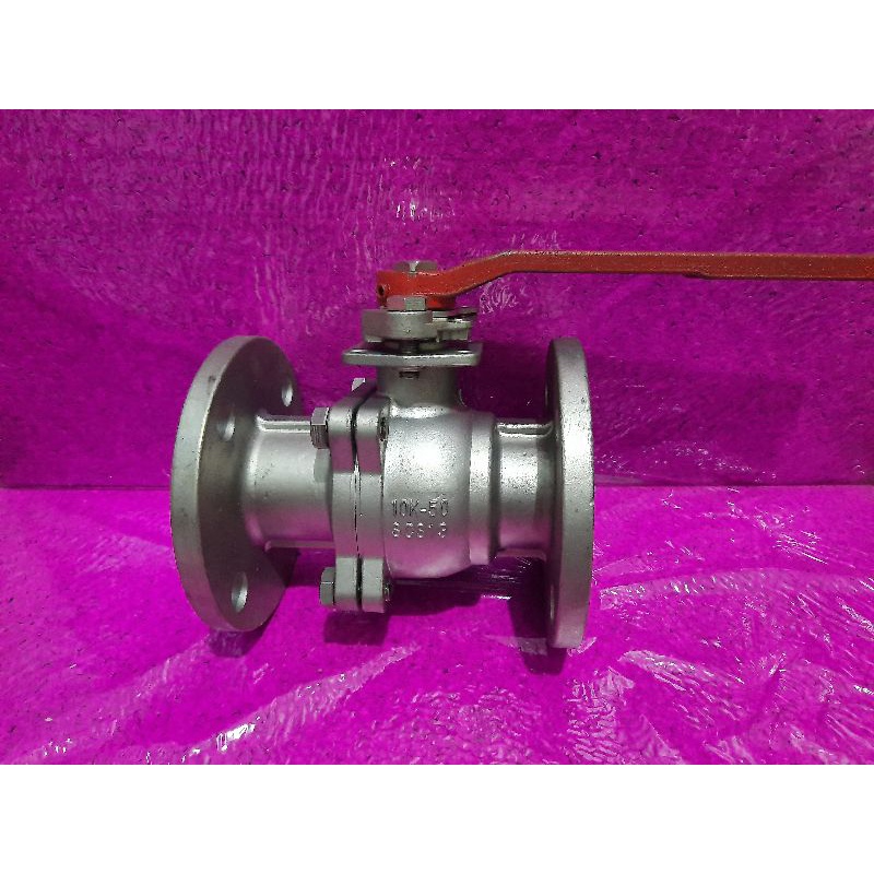 Jual ball valve stainless 2inch dn50 10k scs13 ss304 | Shopee Indonesia