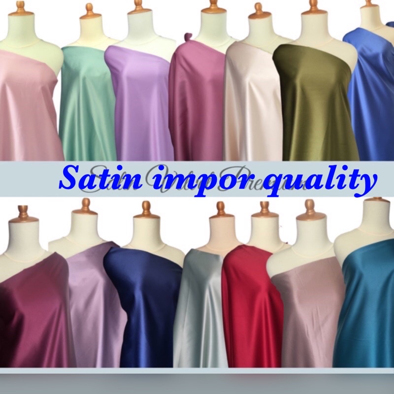 Jual Kain bahan Velvet Valentino silk/ kain bahan satin velvet silk ...