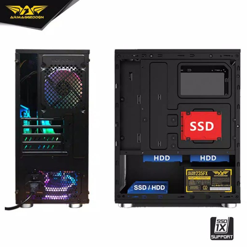 Jual Casing Armaggeddon nimitz n5 M-Atx | Shopee Indonesia