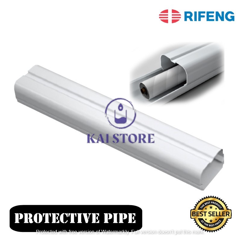 Jual Protective Pipe / Cover Pipa AC Rifeng Uk. 1 Meter Putih | Shopee ...